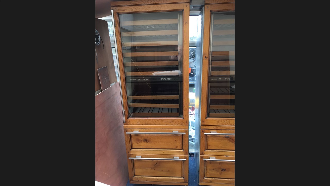 10yr Old Sub Zero Wine Cooler | The Used Kitchen Company