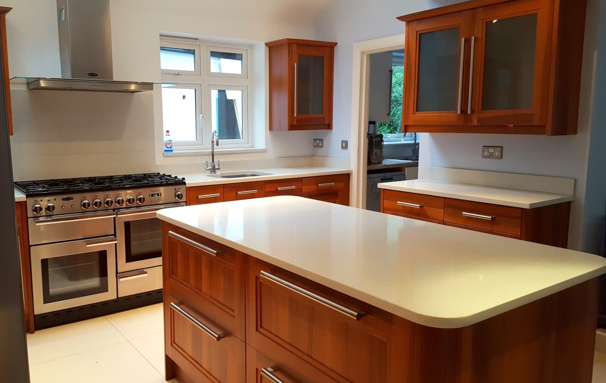 Approx 6yr Old Magnet Kitchen with Island, Quartz Worktops and Some ...