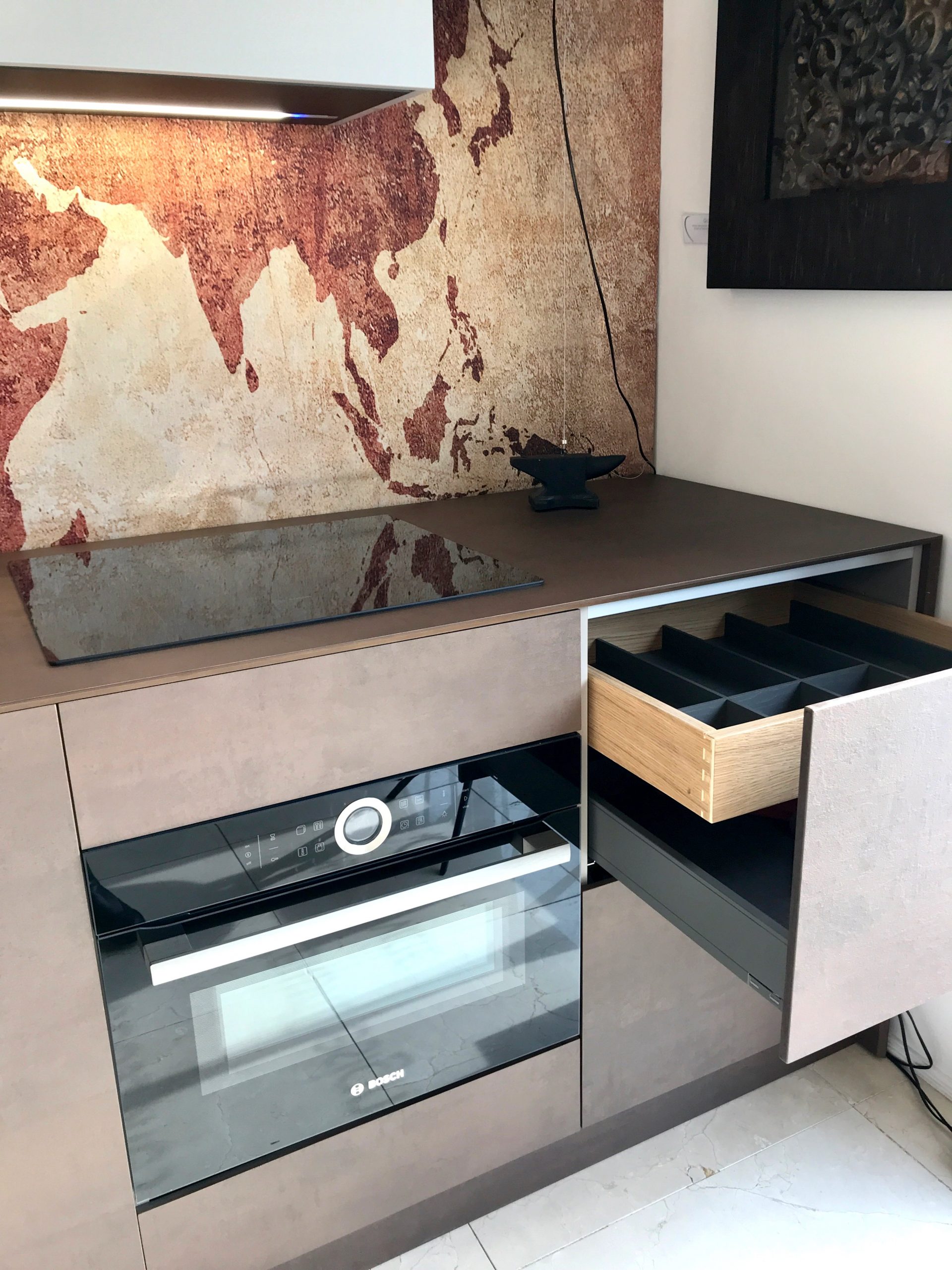 Ex Display Monolithic Kitchen with Worktops | The Used Kitchen Company