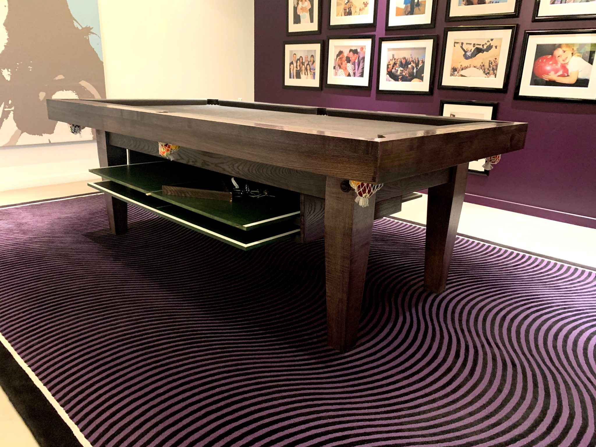 Sir William Bentley Pool and Table Tennis Table, Cues and Stand - Used ...
