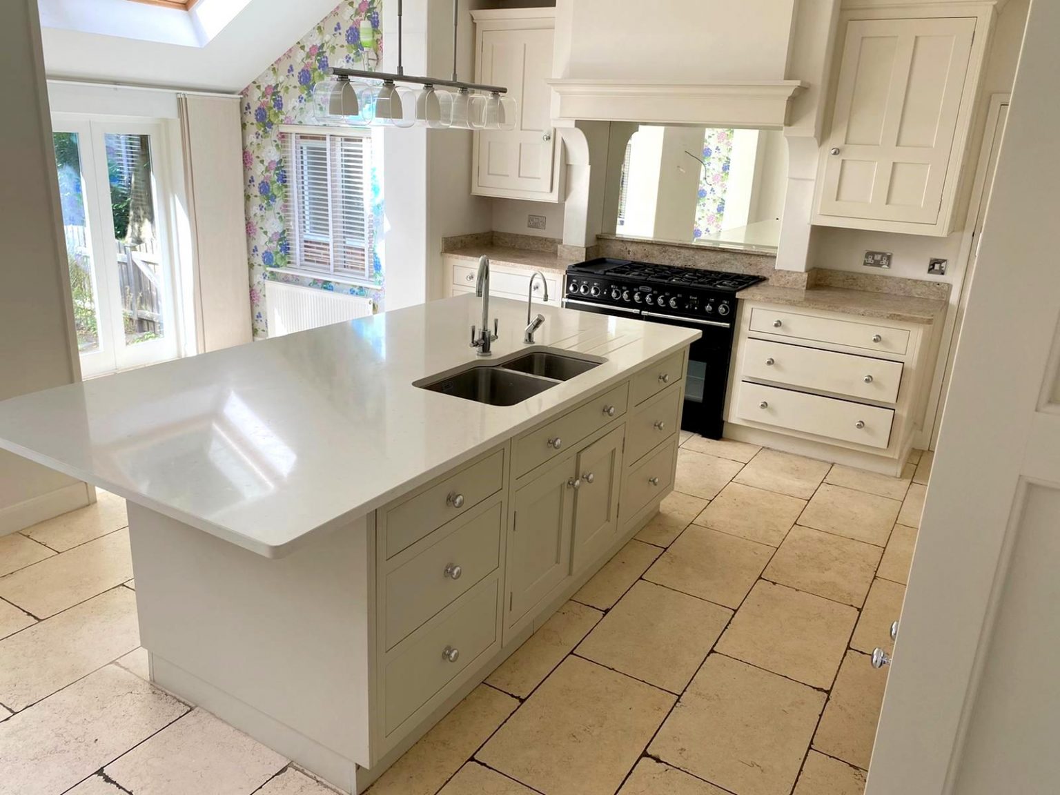 Martin Moore Kitchen with Island, Worktops | The Used Kitchen Company