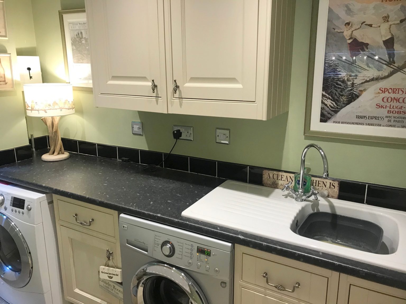 Homebase Kitchen With Island, Utility Room | The Used Kitchen Company