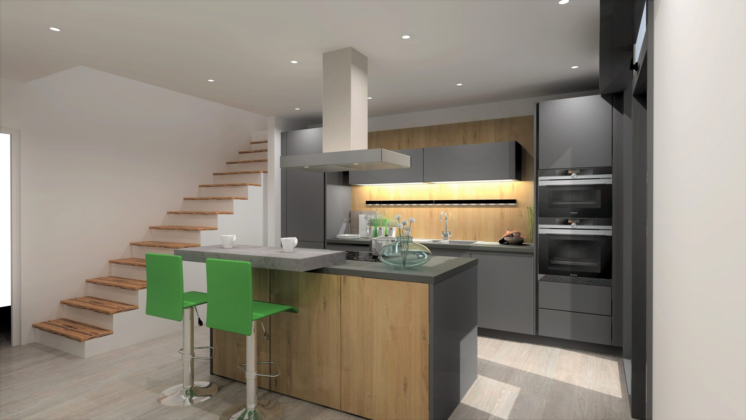 Graphite Grey Hacker Kitchen with Worktops | The Used Kitchen Company