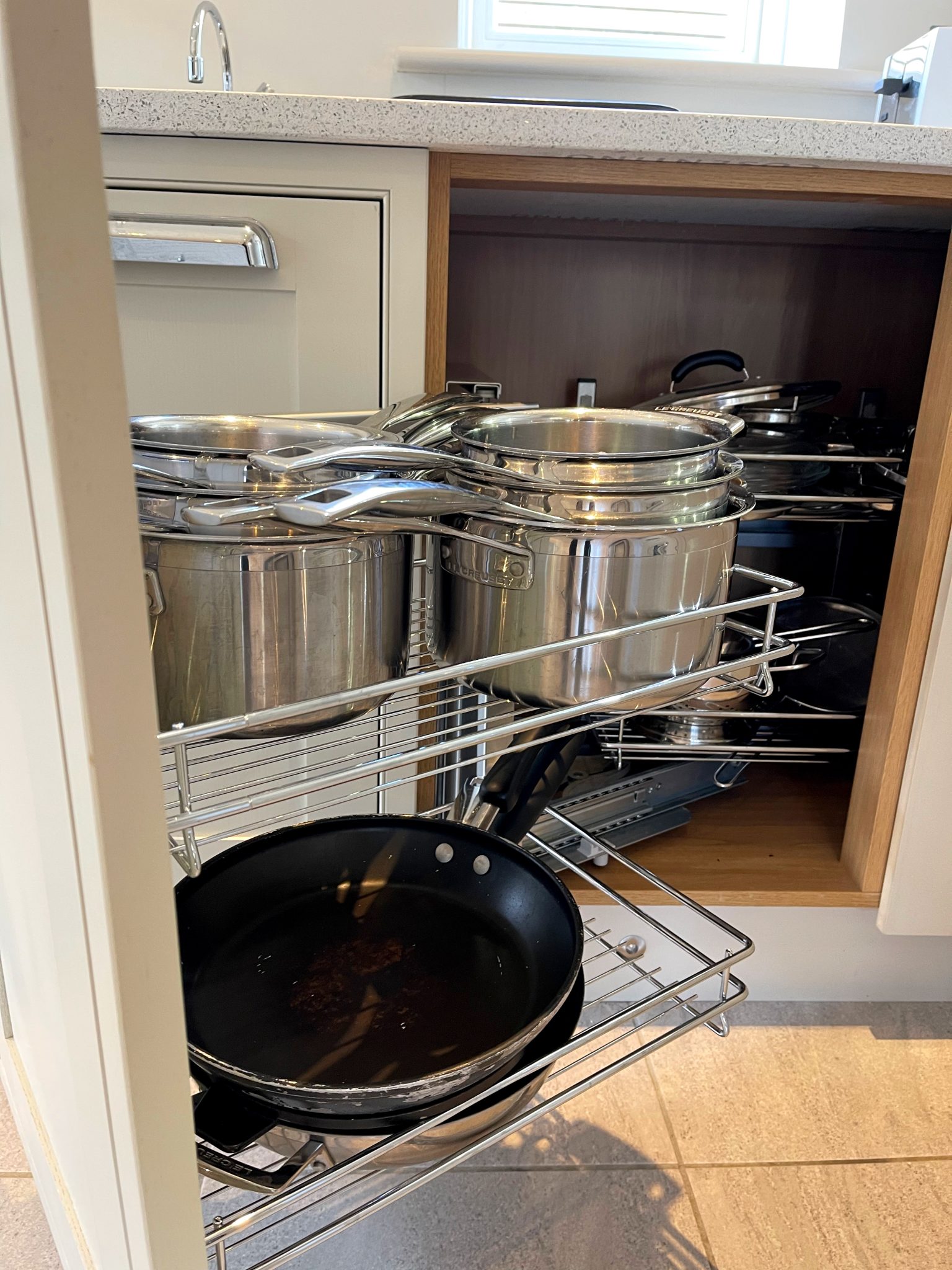 Omega Sheraton Painted Kitchen with Island, Worktops and Appliances ...