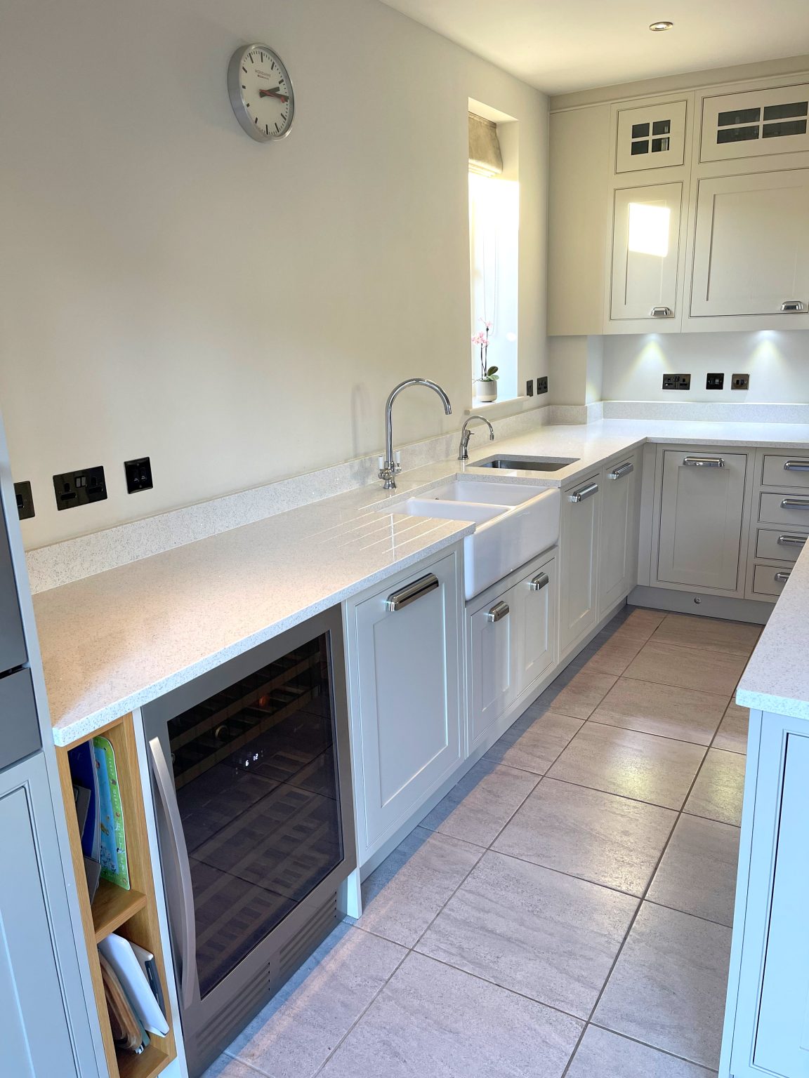 Omega Sheraton Painted Kitchen with Island, Worktops and Appliances ...