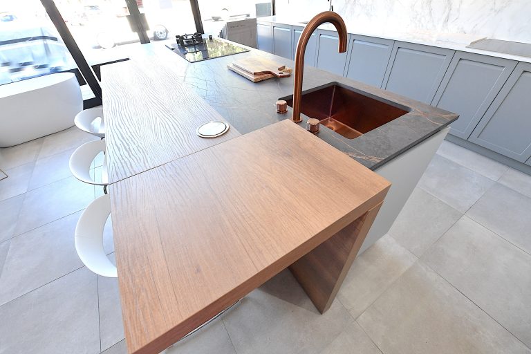 Ex Display Scavolini Island With Dekton Worktop - The Used Kitchen Company