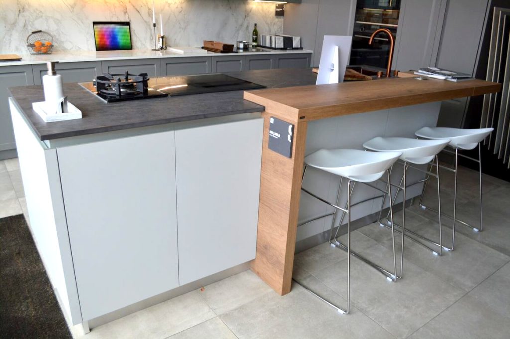 Ex Display Scavolini Island With Dekton Worktop - The Used Kitchen Company