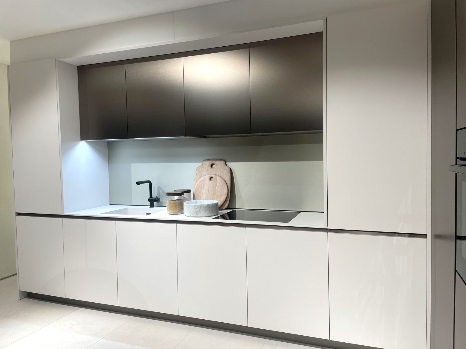 Ex Display Poliform Kitchen With Worktop and Miele Appliances - The ...