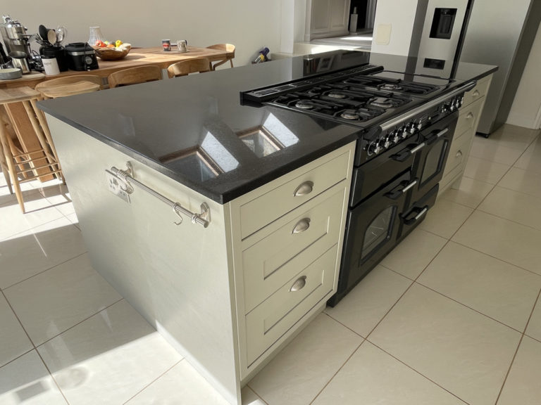 Benchmarx Kitchen With Island, Quartz Worktops and Appliances - Used ...