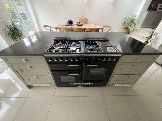 Benchmarx Kitchen With Island, Quartz Worktops and Appliances - Used ...