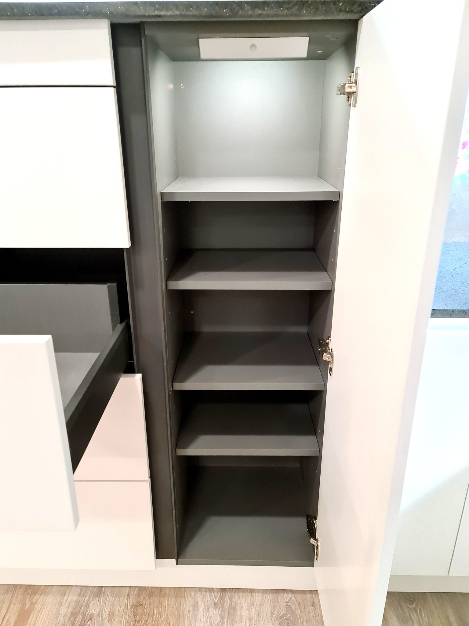 Ex Display PWS Porter Kitchen with Mirostone Worktops and Hob - The ...