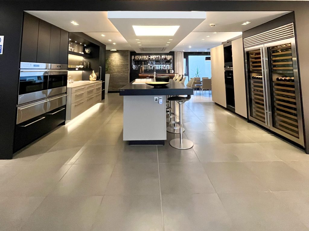 Ex Display Poggenpohl Kitchen with Island, Worktops and Breakfast Bar ...