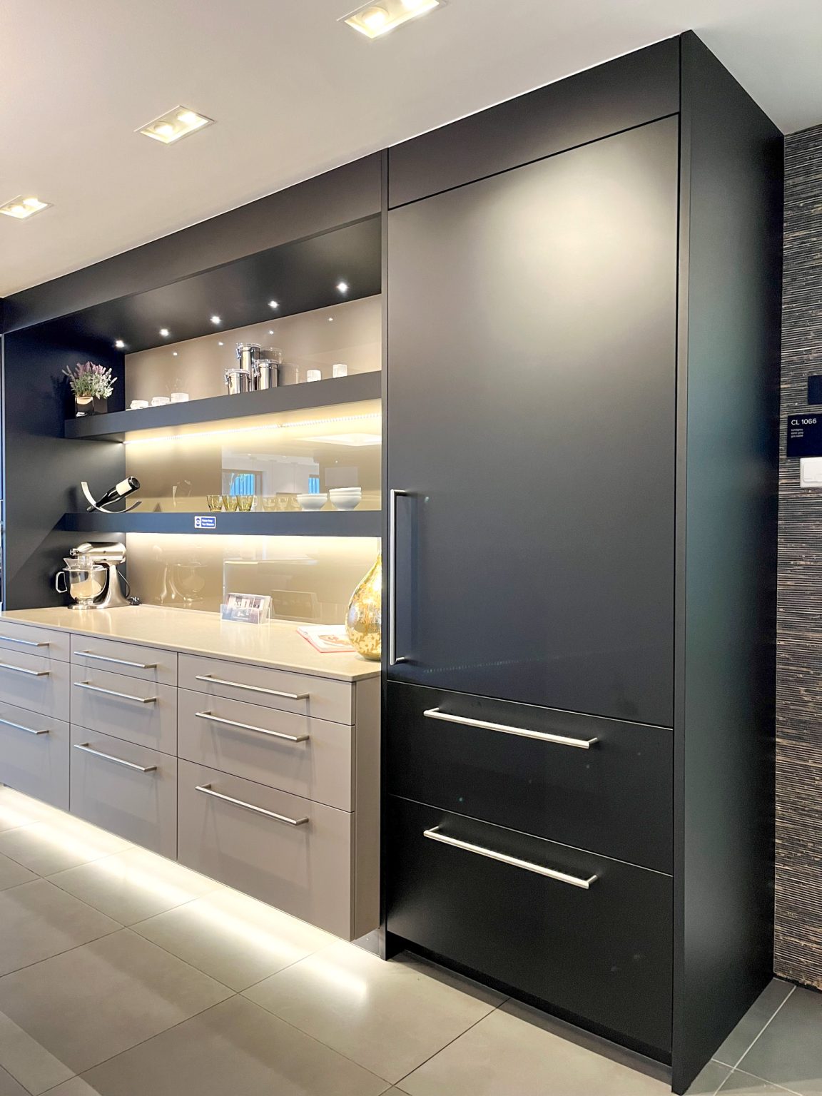 Ex Display Poggenpohl Kitchen with Island, Worktops and Breakfast Bar ...