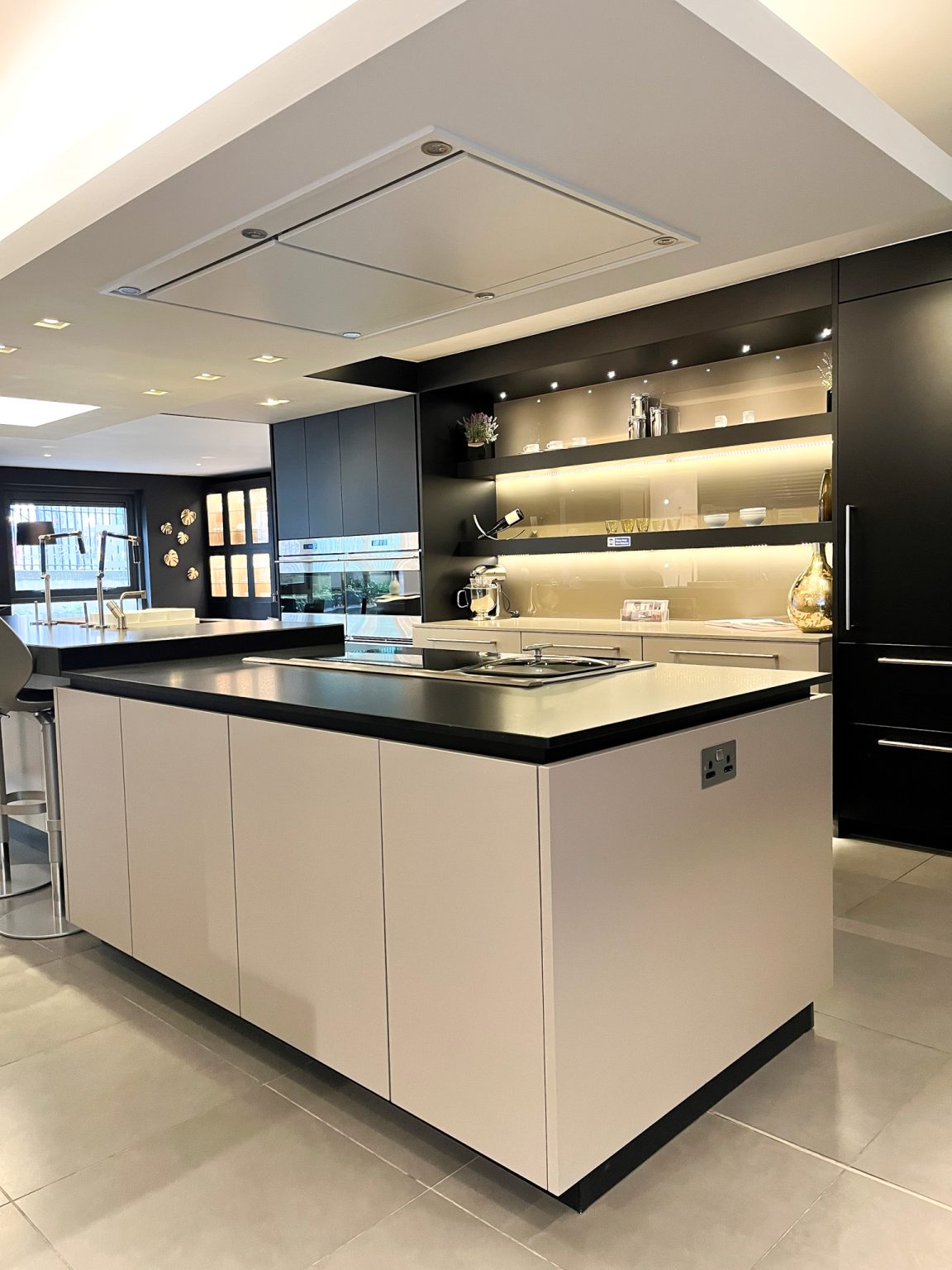 Ex Display Poggenpohl Kitchen with Island, Worktops and Breakfast Bar ...