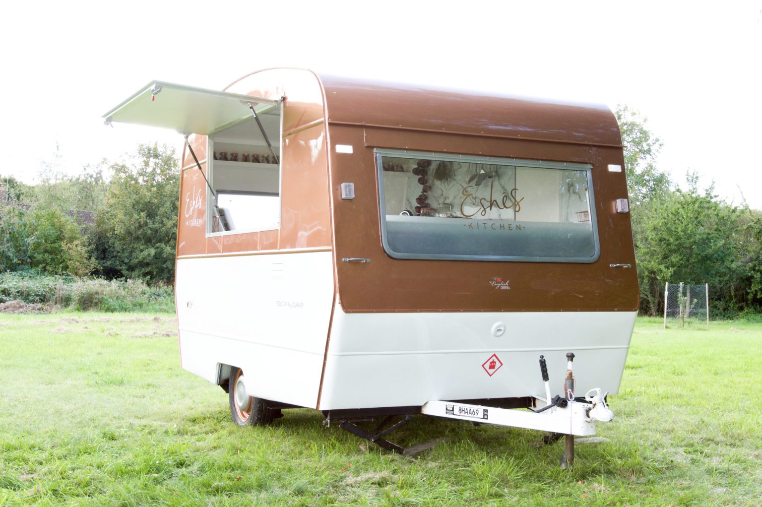 Mobile Demo Kitchen / Converted Caravan - The Used Kitchen Company