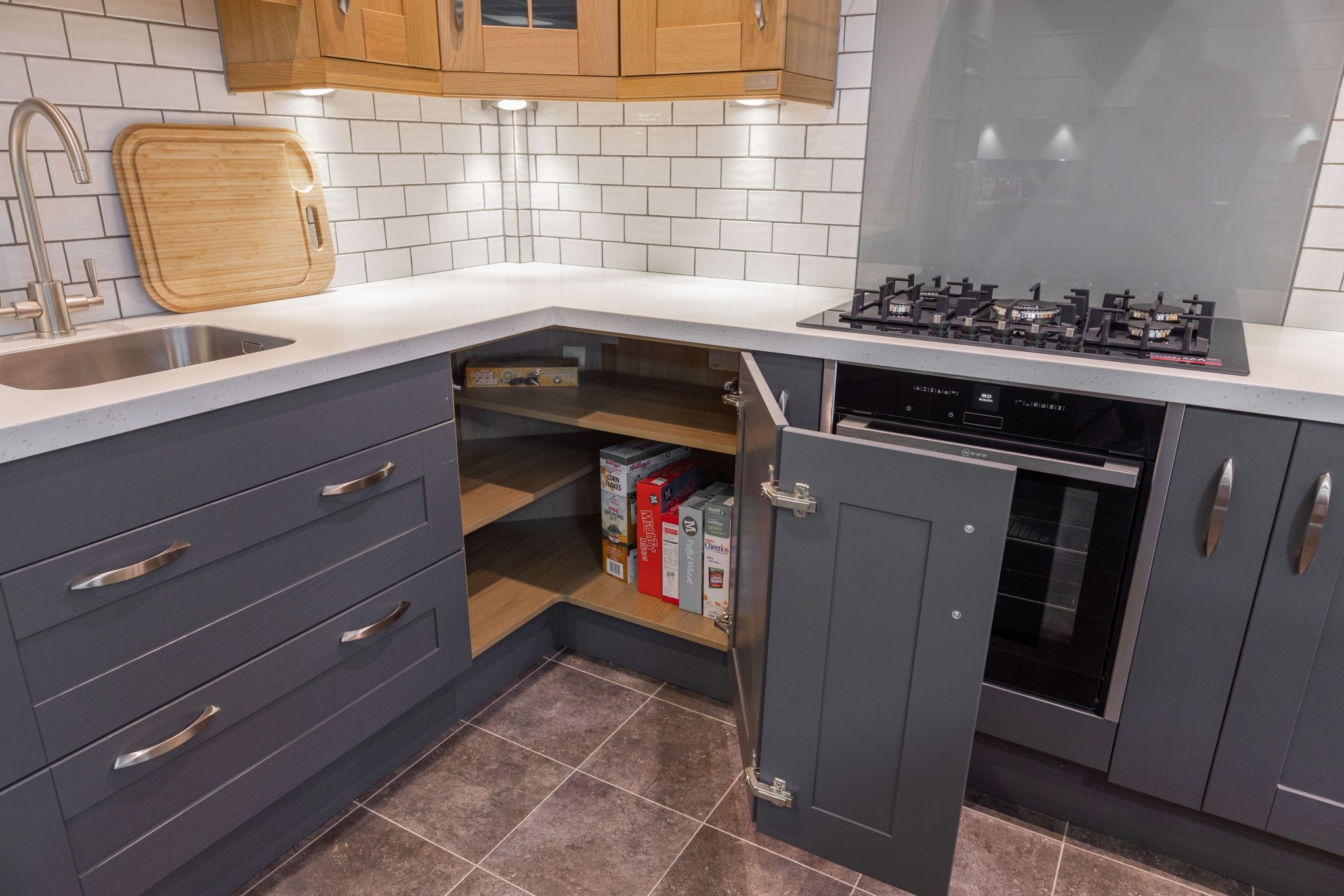 Ex-Display Masterclass Kitchen with Worktops and Lancaster Oak Island