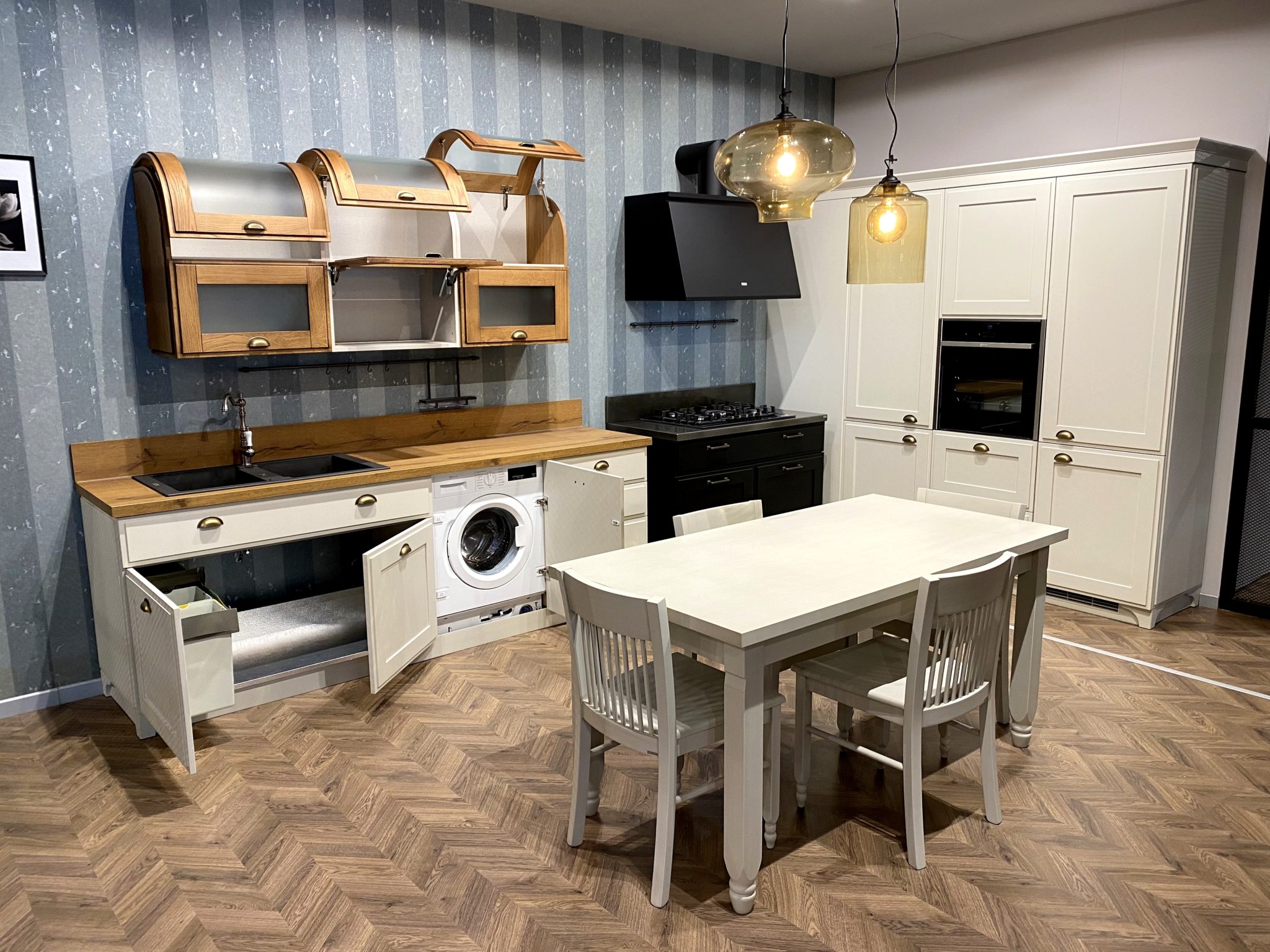 Ex Display Scavolini Favilla Kitchen with Worktops and Neff Appliances ...