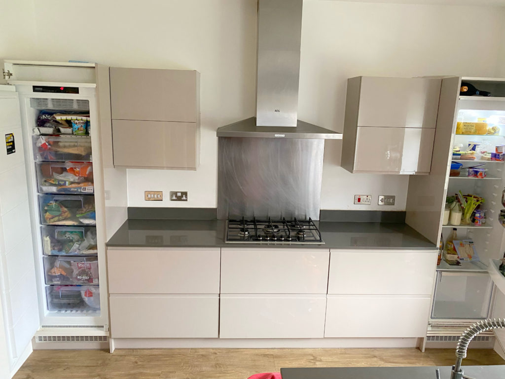 Symphony Kitchen With Utility, Island, Worktops and Appliances - Used ...