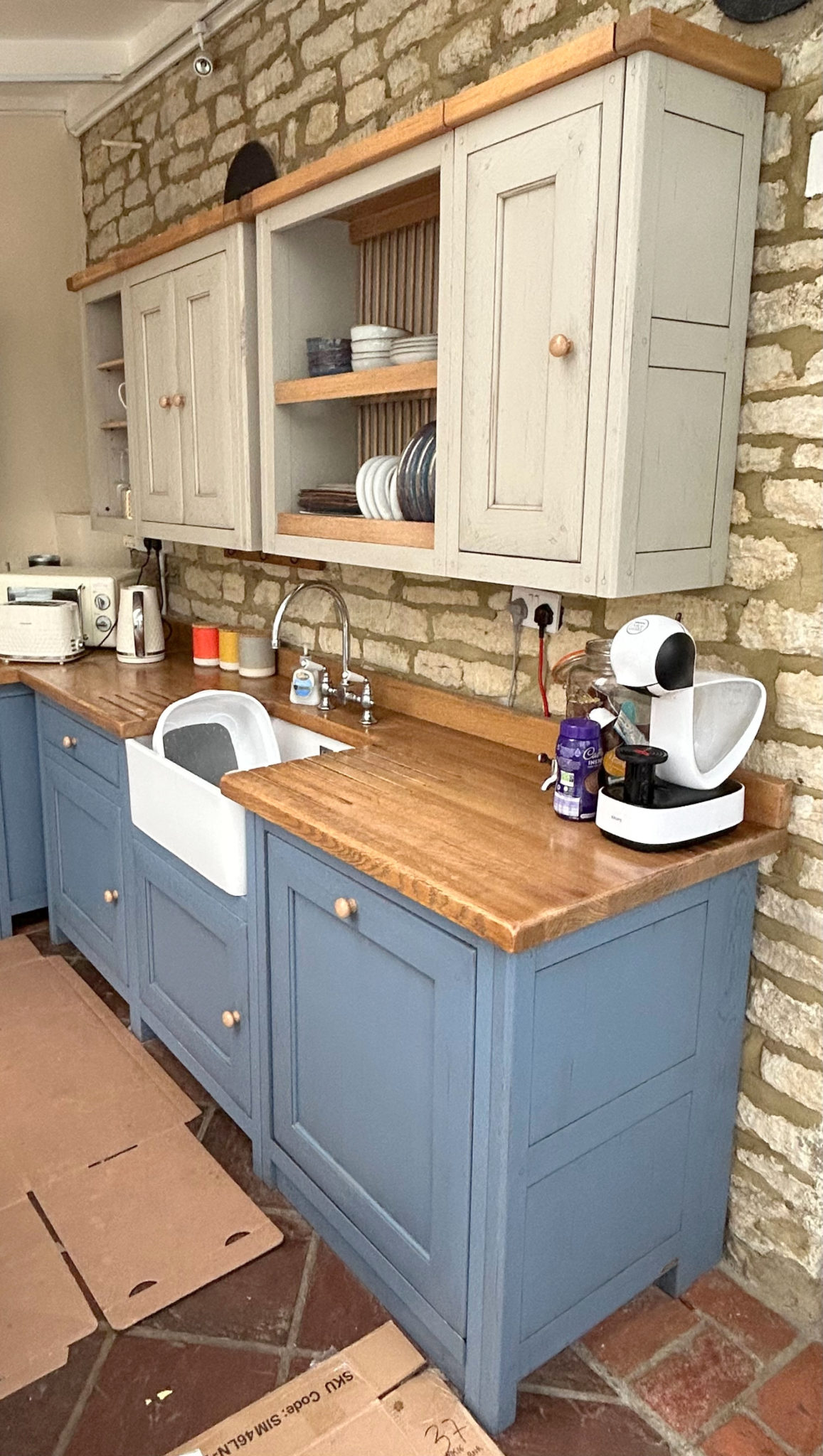 Fired Earth Freestanding Kitchen With Island and Worktops - Used - The ...