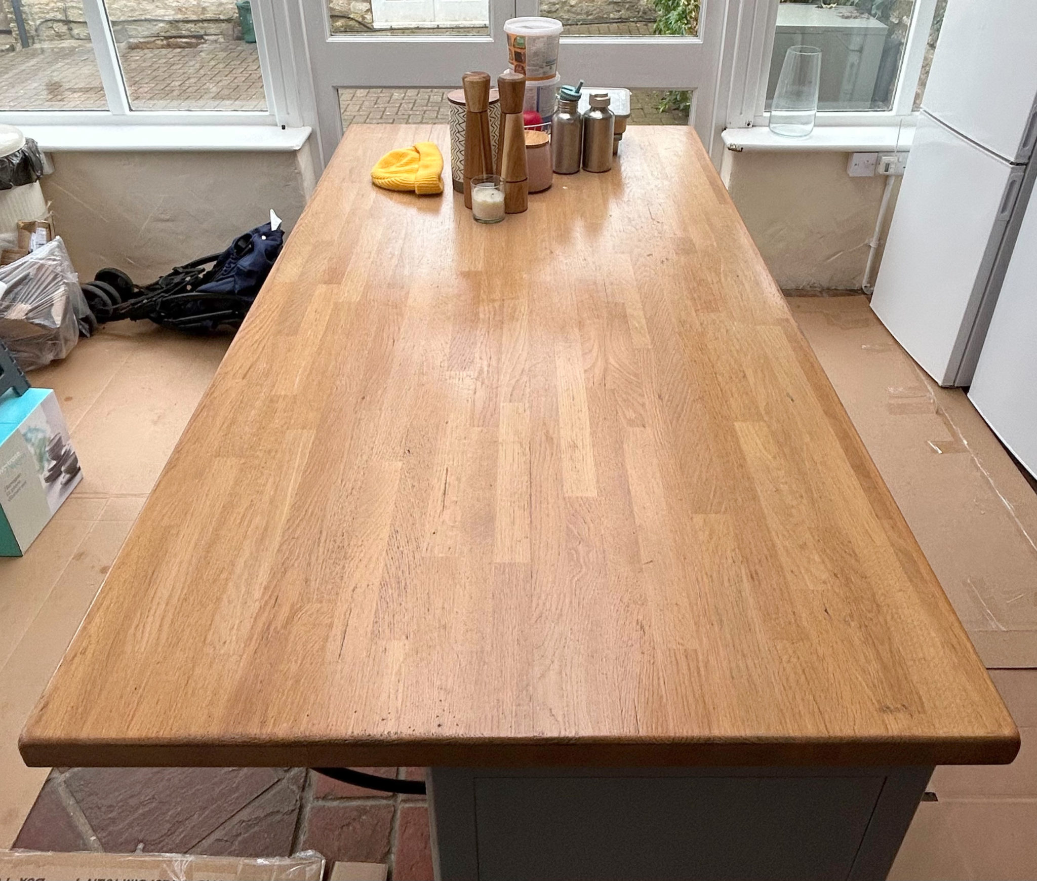 Fired Earth Freestanding Kitchen With Island and Worktops - Used - The ...