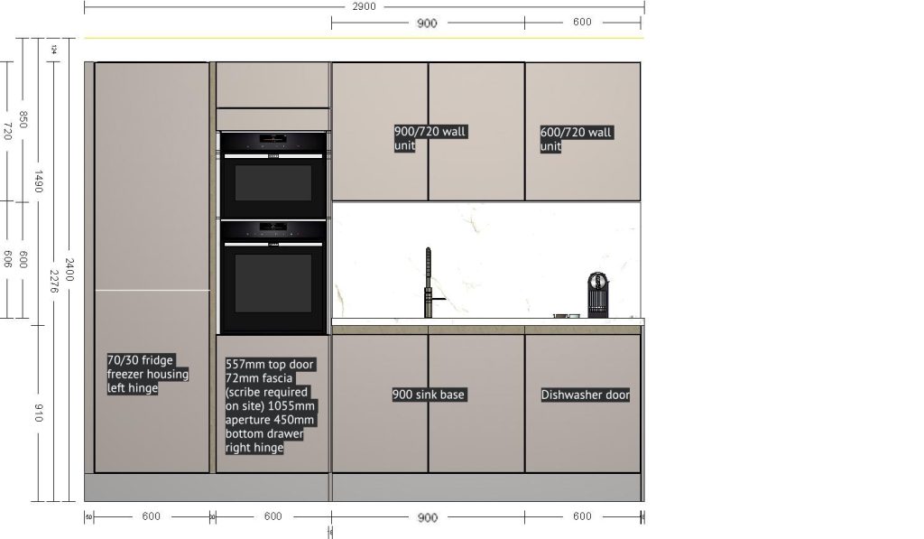 Cancelled Order - Symphony Linear Avant With Island - The Used Kitchen ...