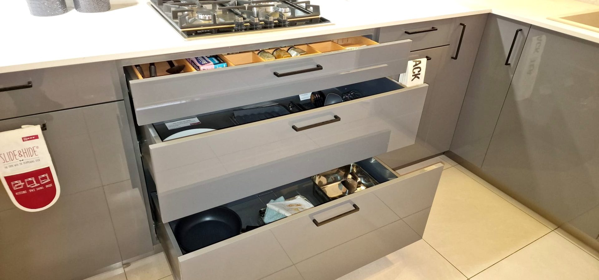 Ex Display German Kitchen with Dekton Worktops - The Used Kitchen Company