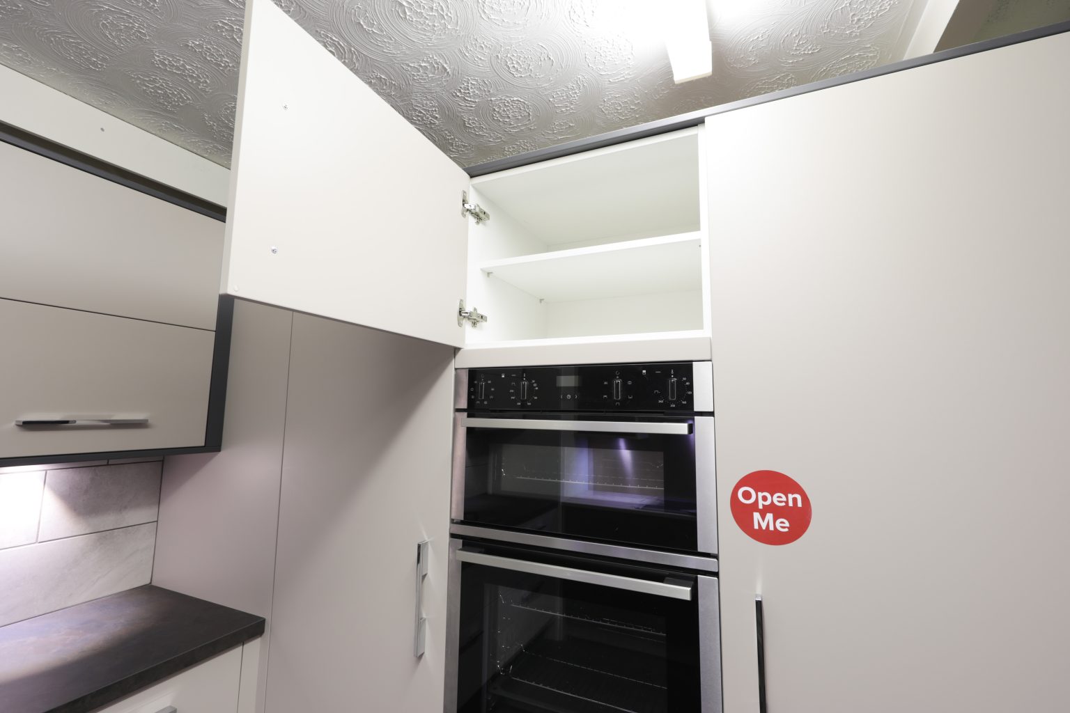 Ex Display Symphony Alta Cashmere Painted Kitchen With Worktops and ...