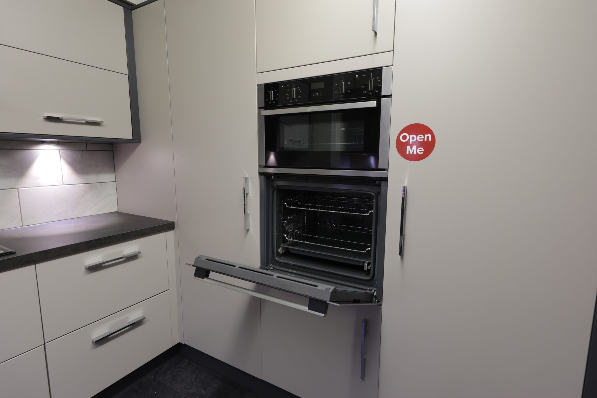 Ex Display Symphony Alta Cashmere Painted Kitchen With Worktops and ...