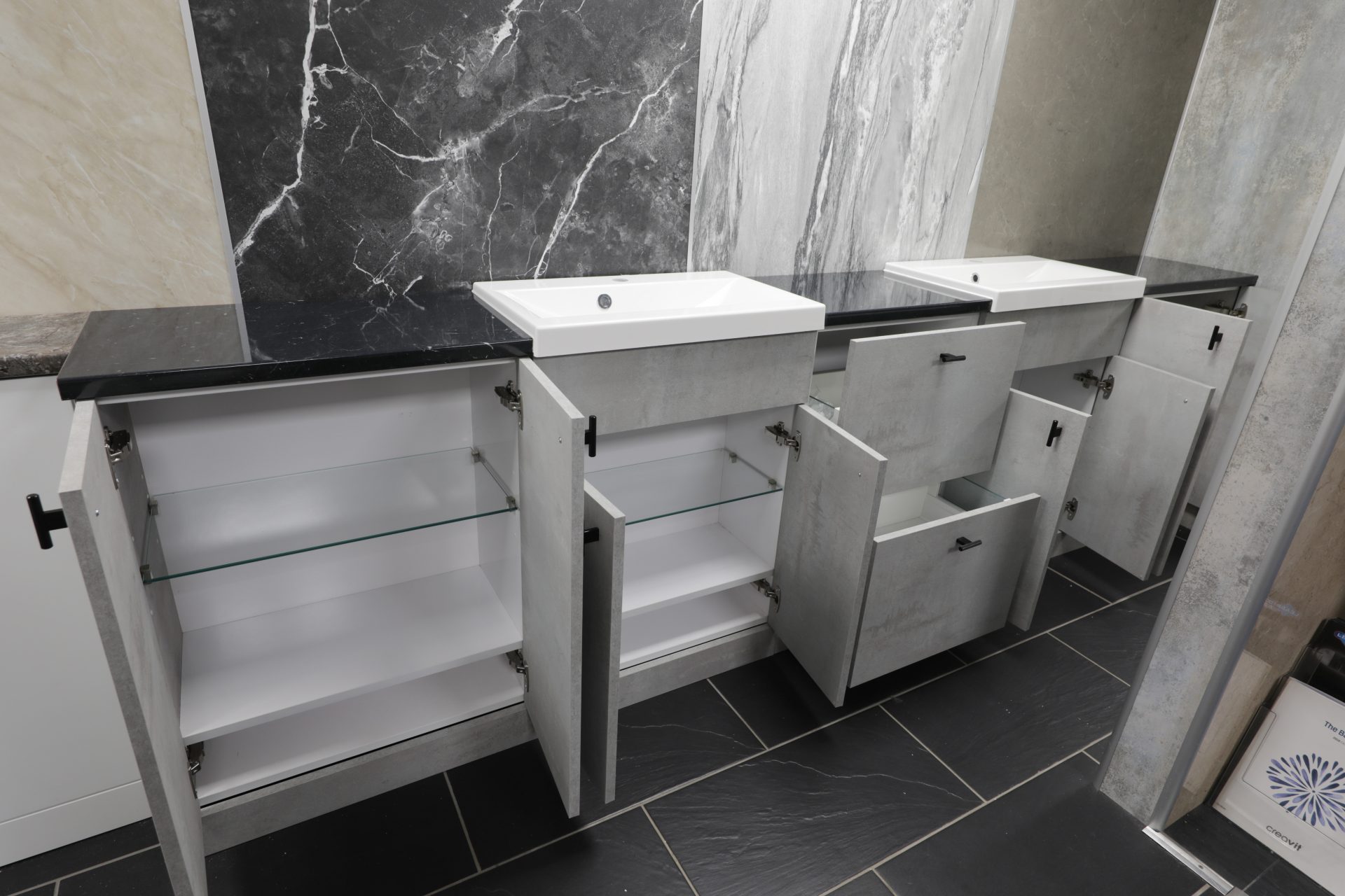 Ex Display Symphony Double Vanity Unit
