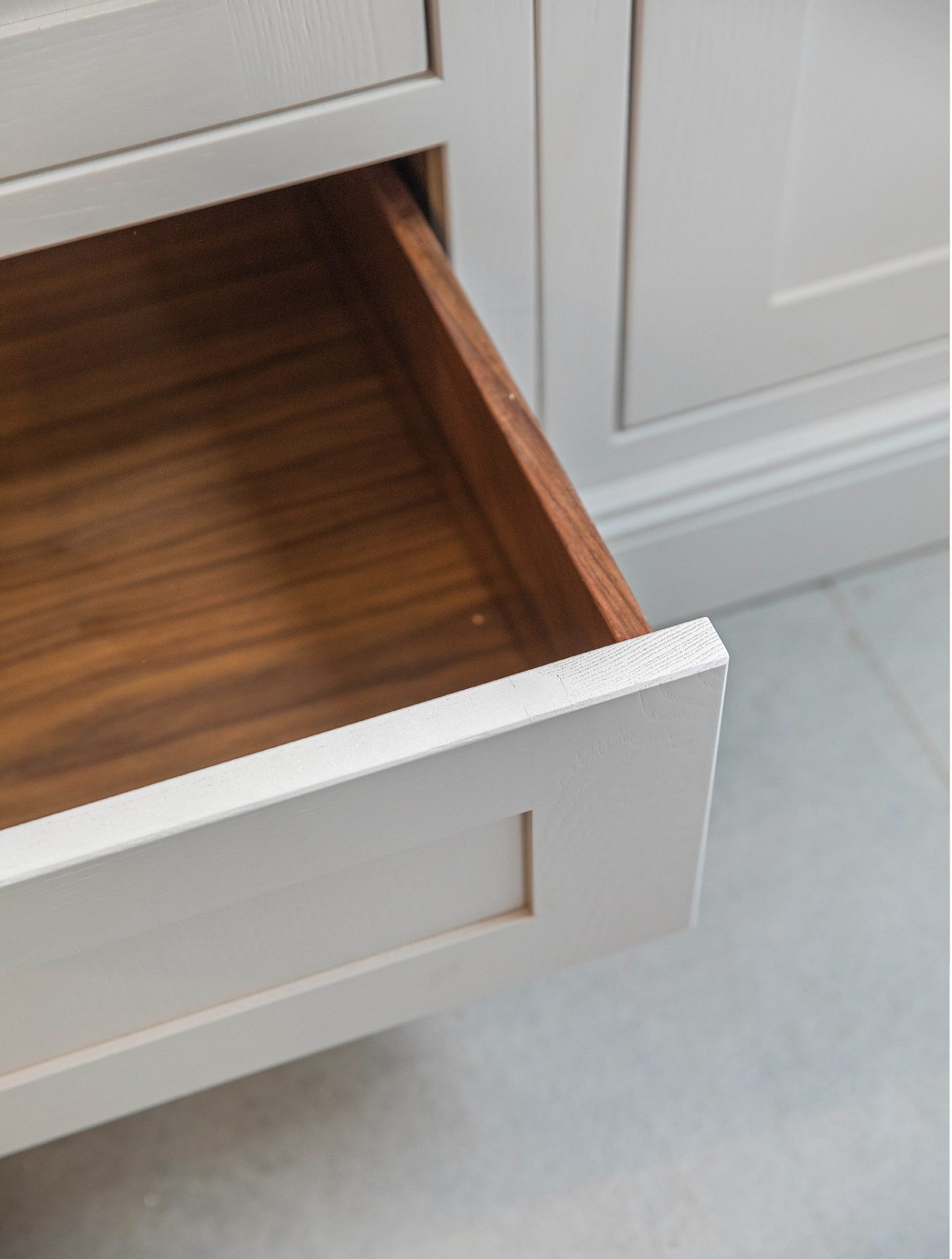 Ex Display Large Bespoke Inframe Painted Kitchen with Island, Pantry ...