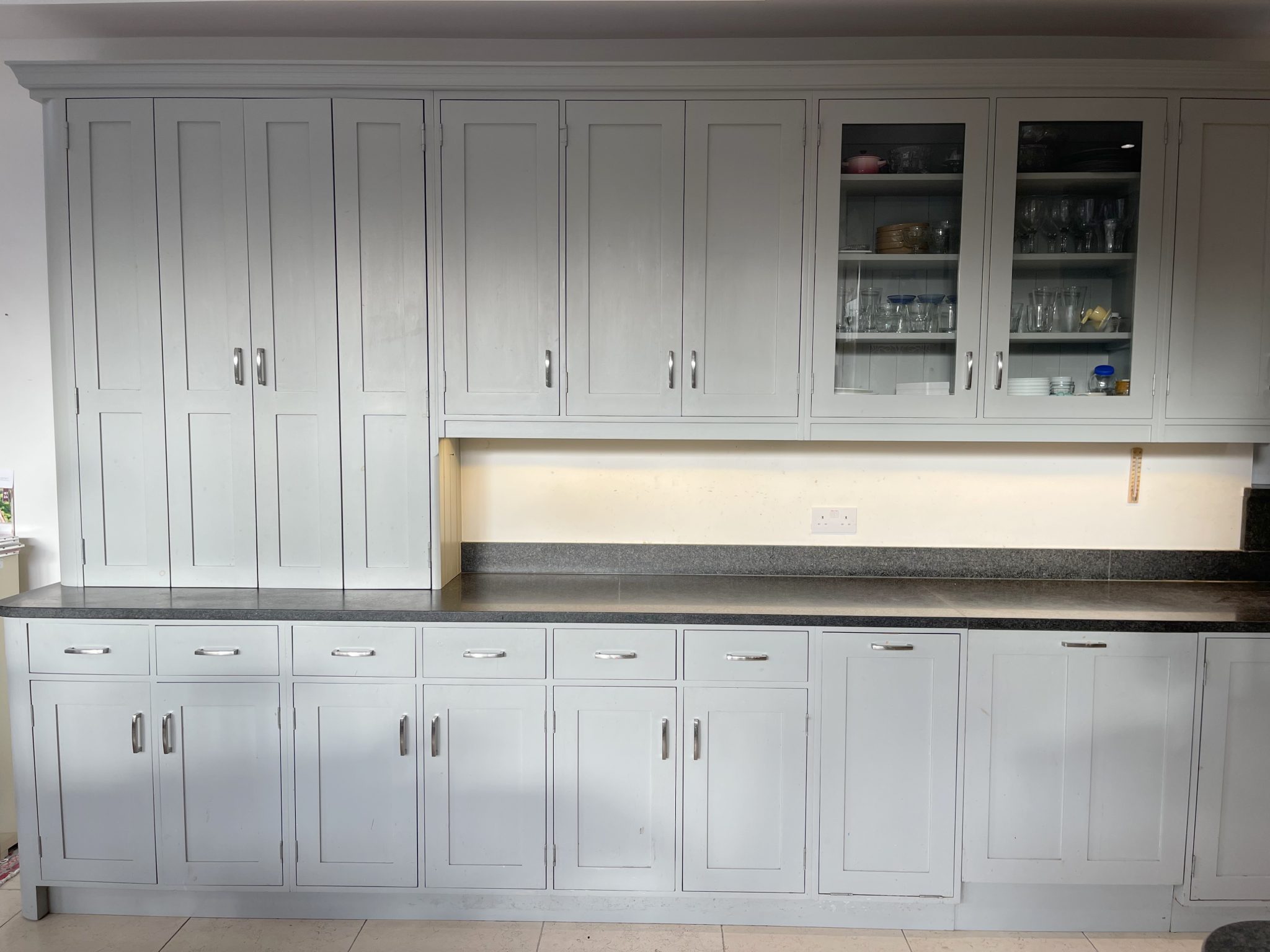 Shaker Style Painted Bespoke Kitchen With Granite Worktops - Used - The ...