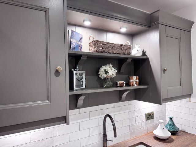 Ex Display Laura Ashley Boot Room with Spekva Wooden Worktops - The ...