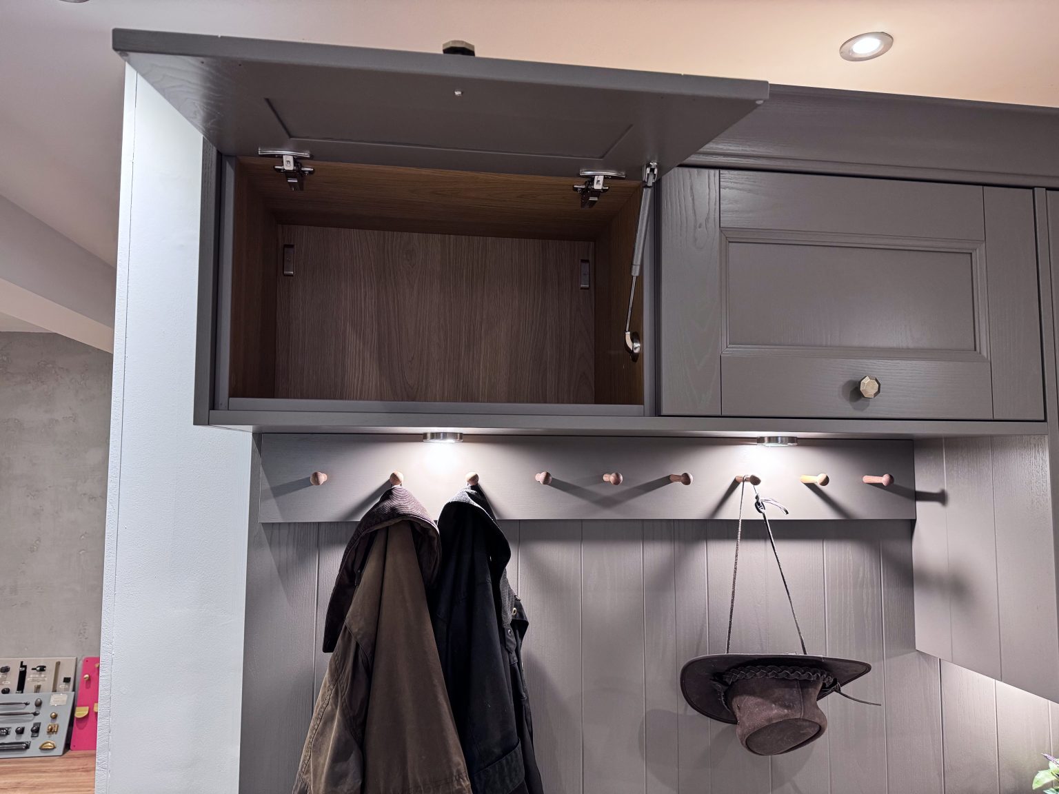 Ex Display Laura Ashley Boot Room with Spekva Wooden Worktops - The ...
