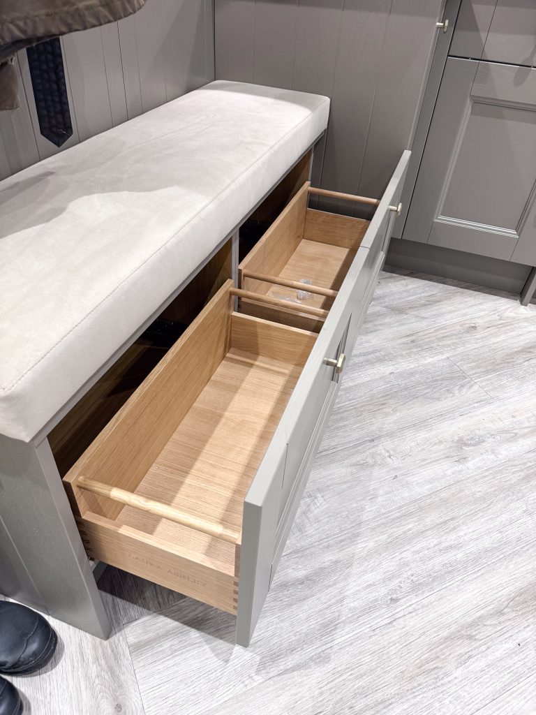 Ex Display Laura Ashley Boot Room with Spekva Wooden Worktops - The ...