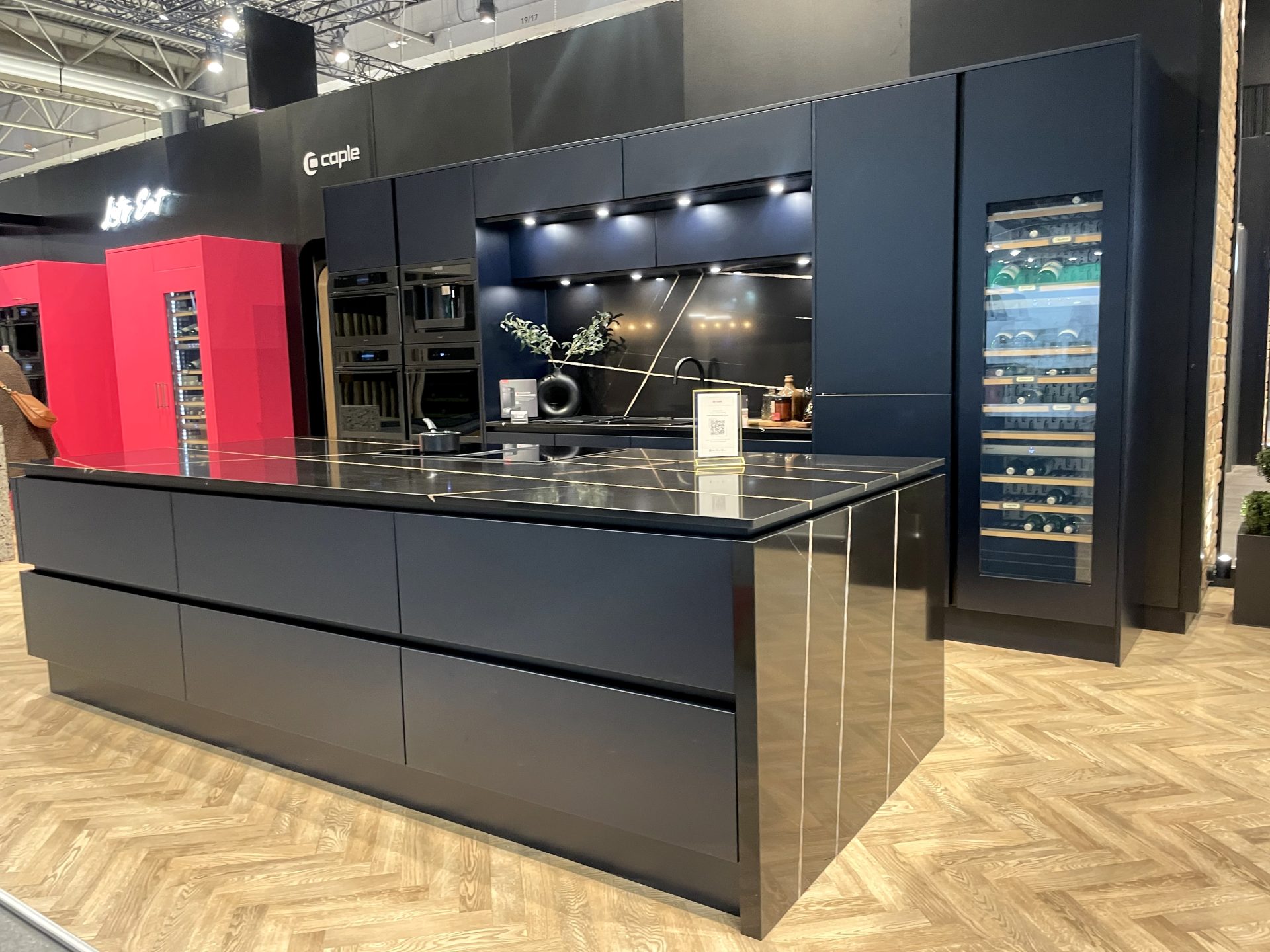 Ex Exhibition Caple Smart Kitchen With Island and Optional Worktops and ...