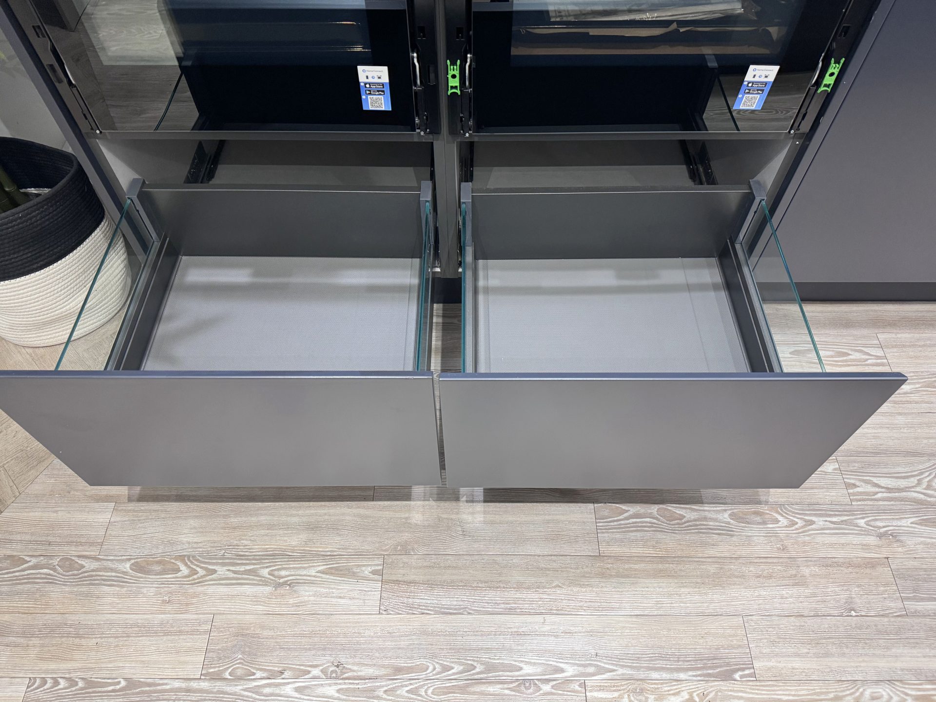 Ex Display Symphony Alta & Linear Indigo Kitchen With Island, Ceramic ...