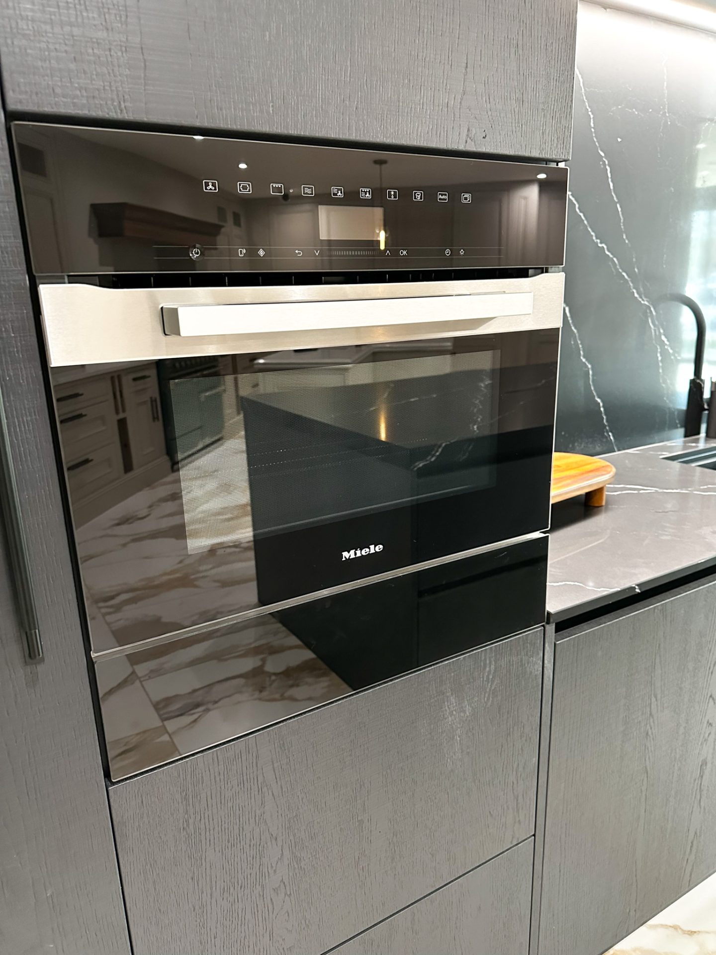 Ex Display Kitchen with Island, Worktops and Optional Miele Appliances ...