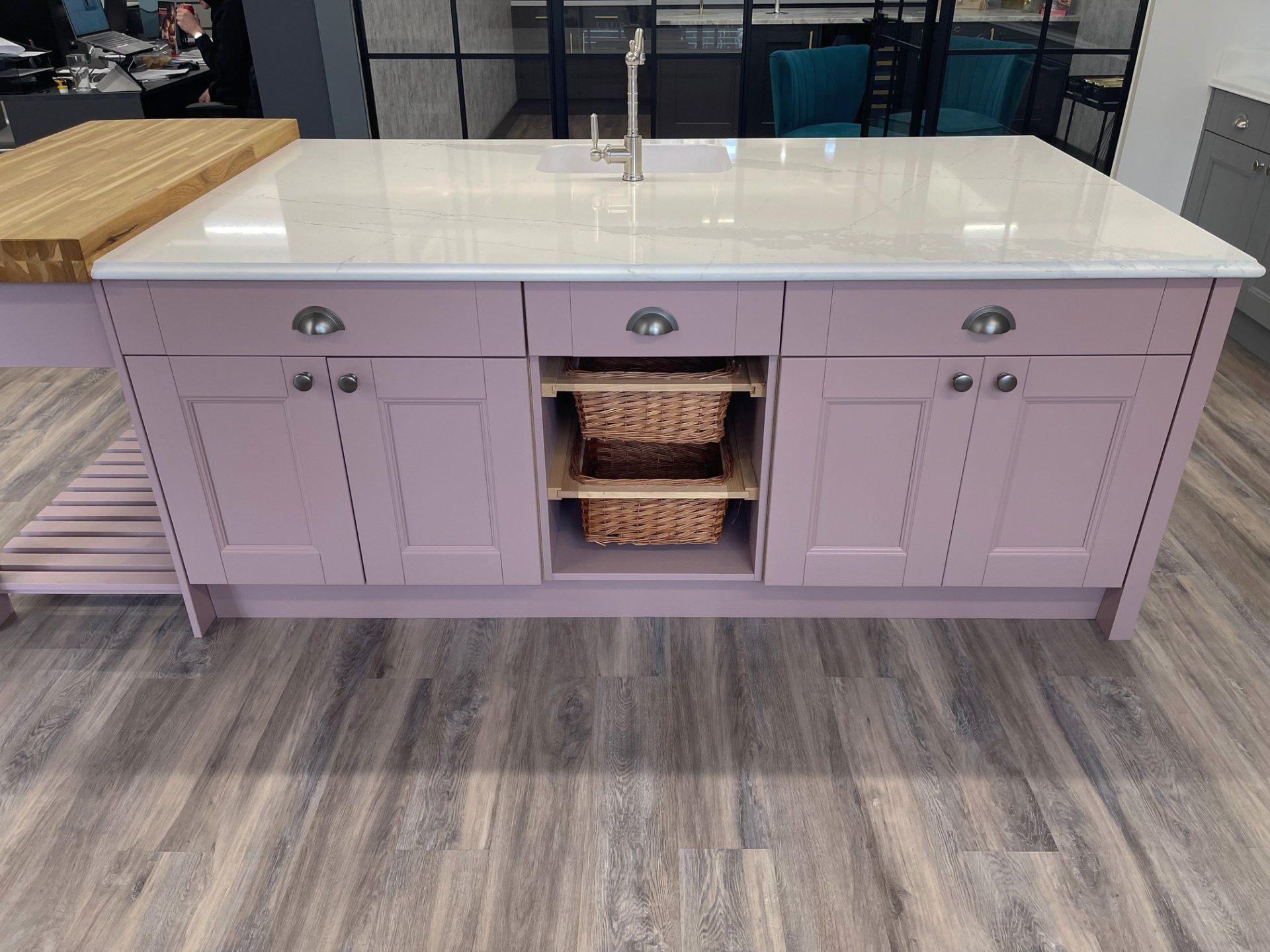 Ex Display Symphony Painted Island - The Used Kitchen Company