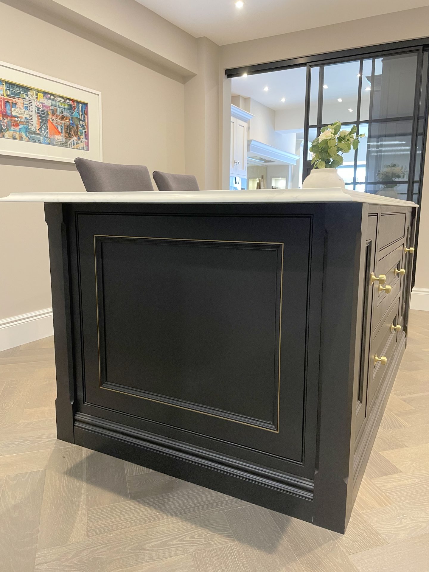 Ex Display Painted Island - The Used Kitchen Company