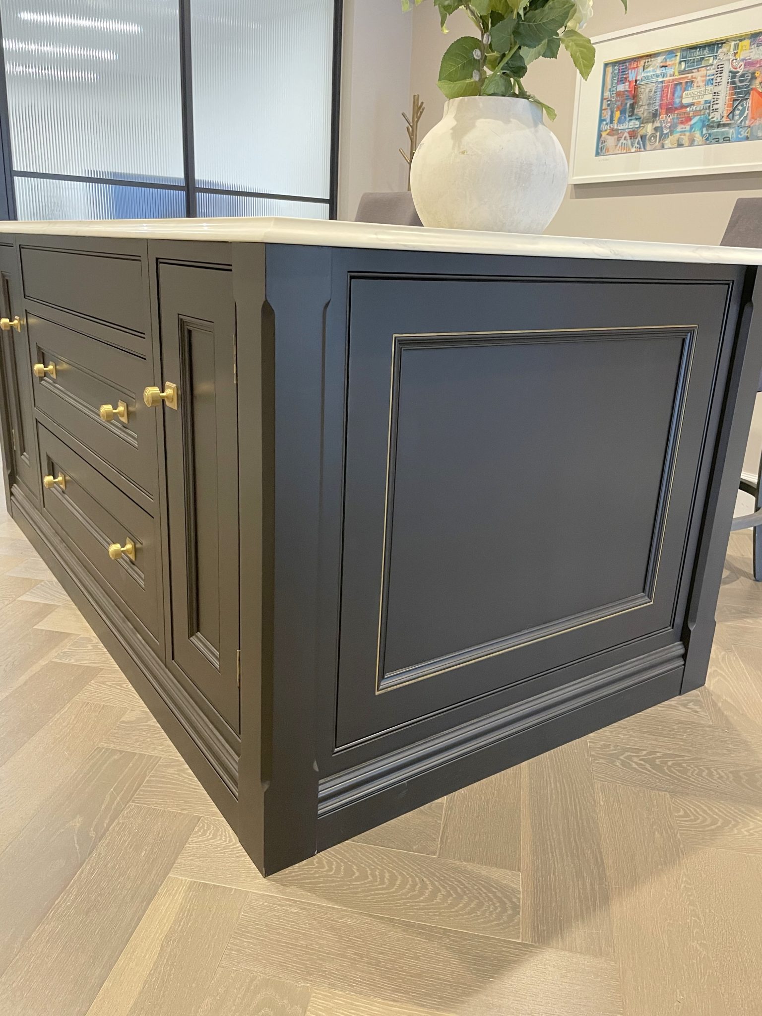 Ex Display Painted Island - The Used Kitchen Company