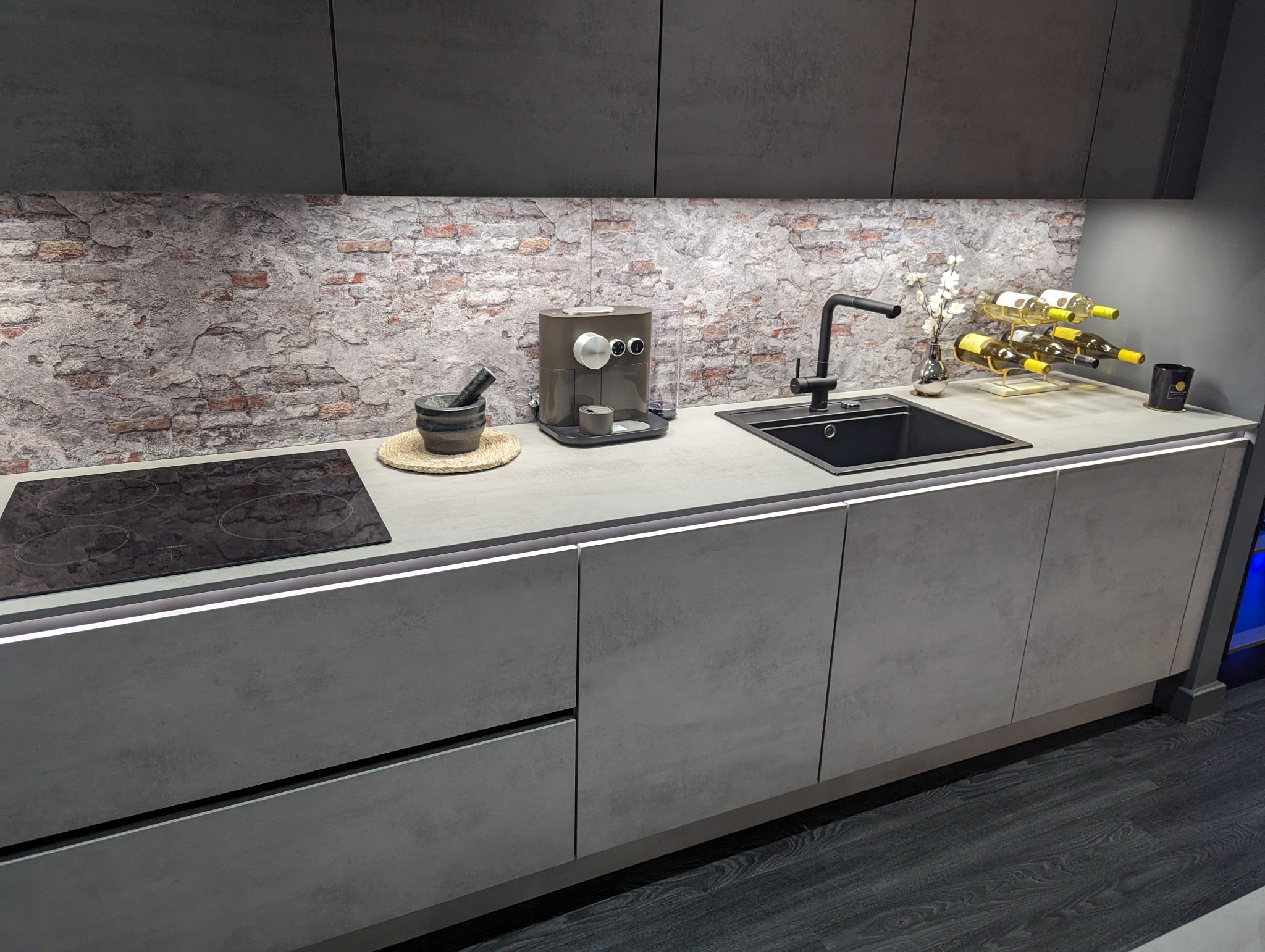 Ex Display Nobilia Kitchen With Island, Worktops and Appliances - The ...