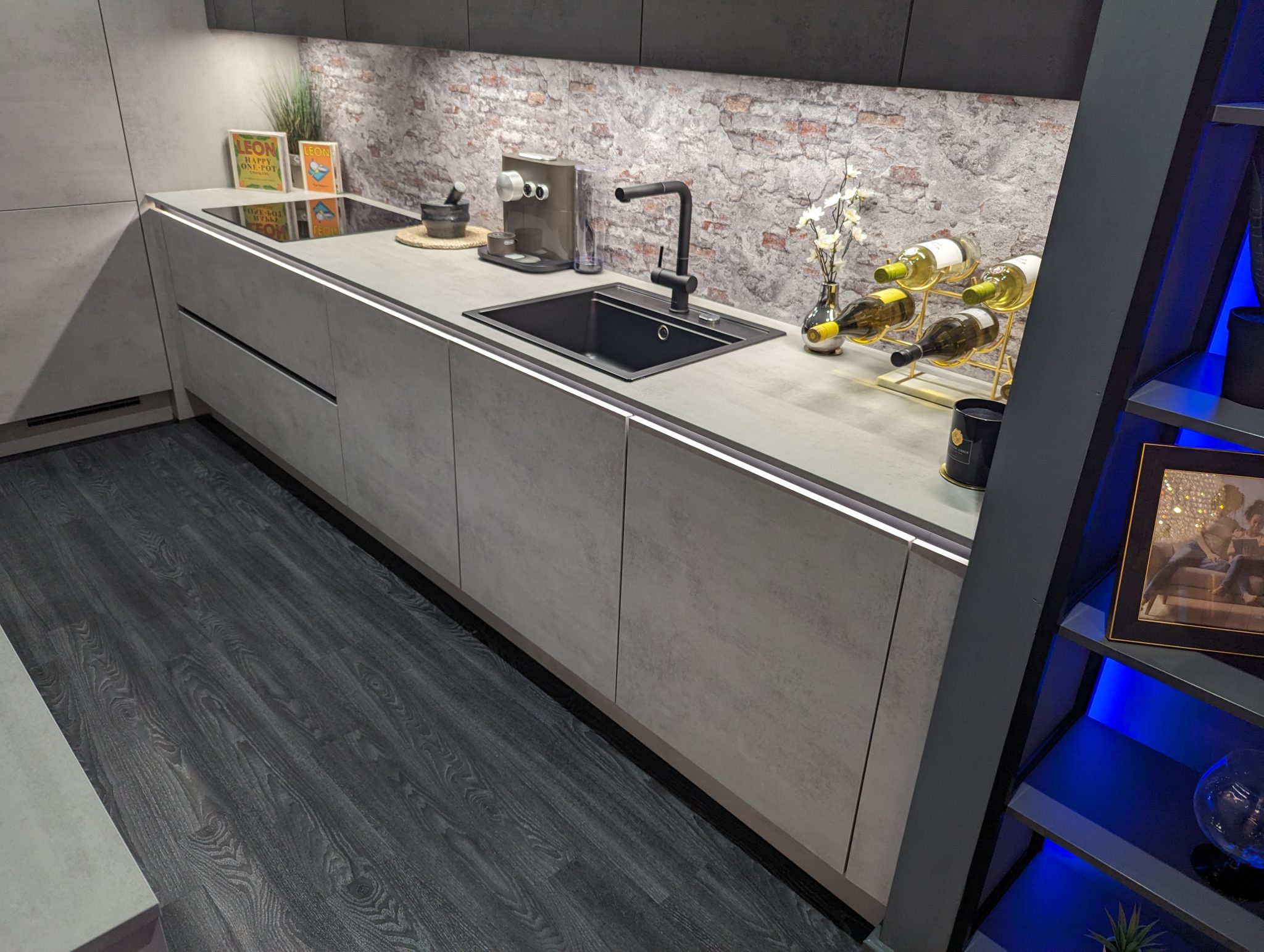 Ex Display Nobilia Kitchen With Island, Worktops and Appliances - The ...