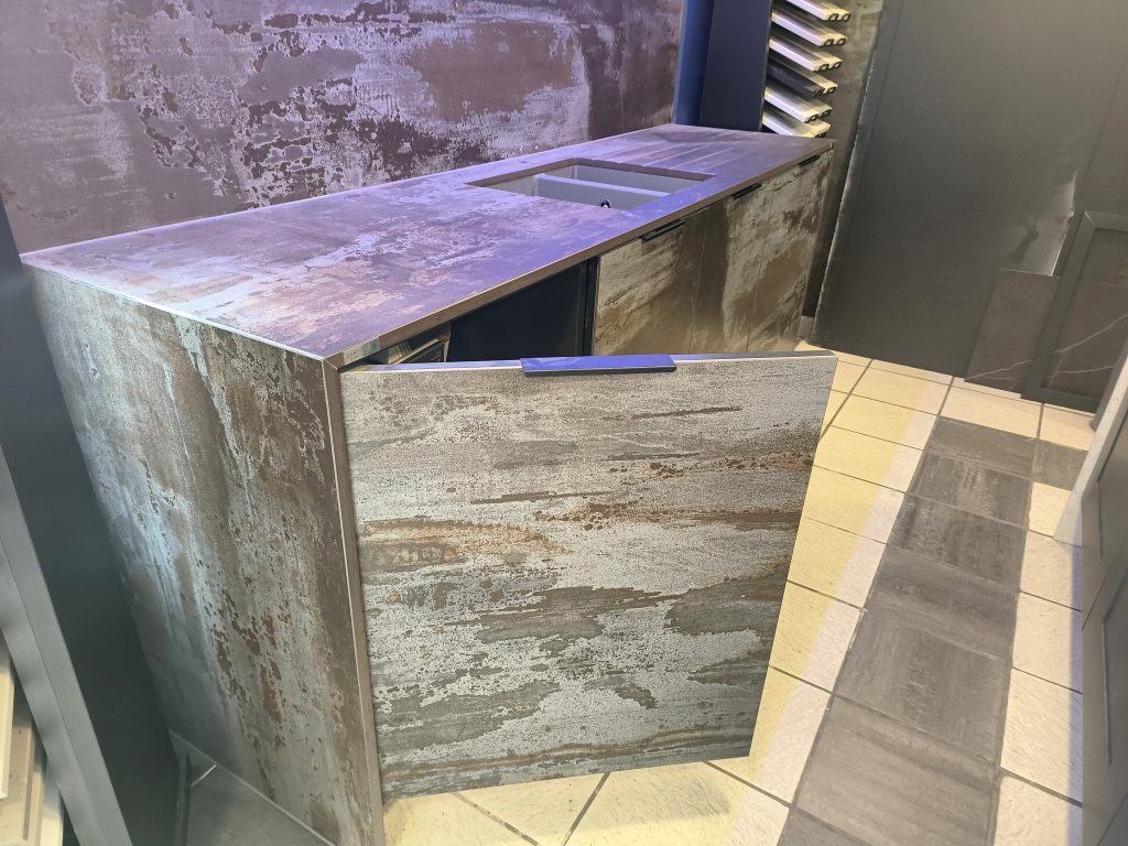 Ex Display Trillium Cladded Dekton Bar/Utility/Run of Units with ...