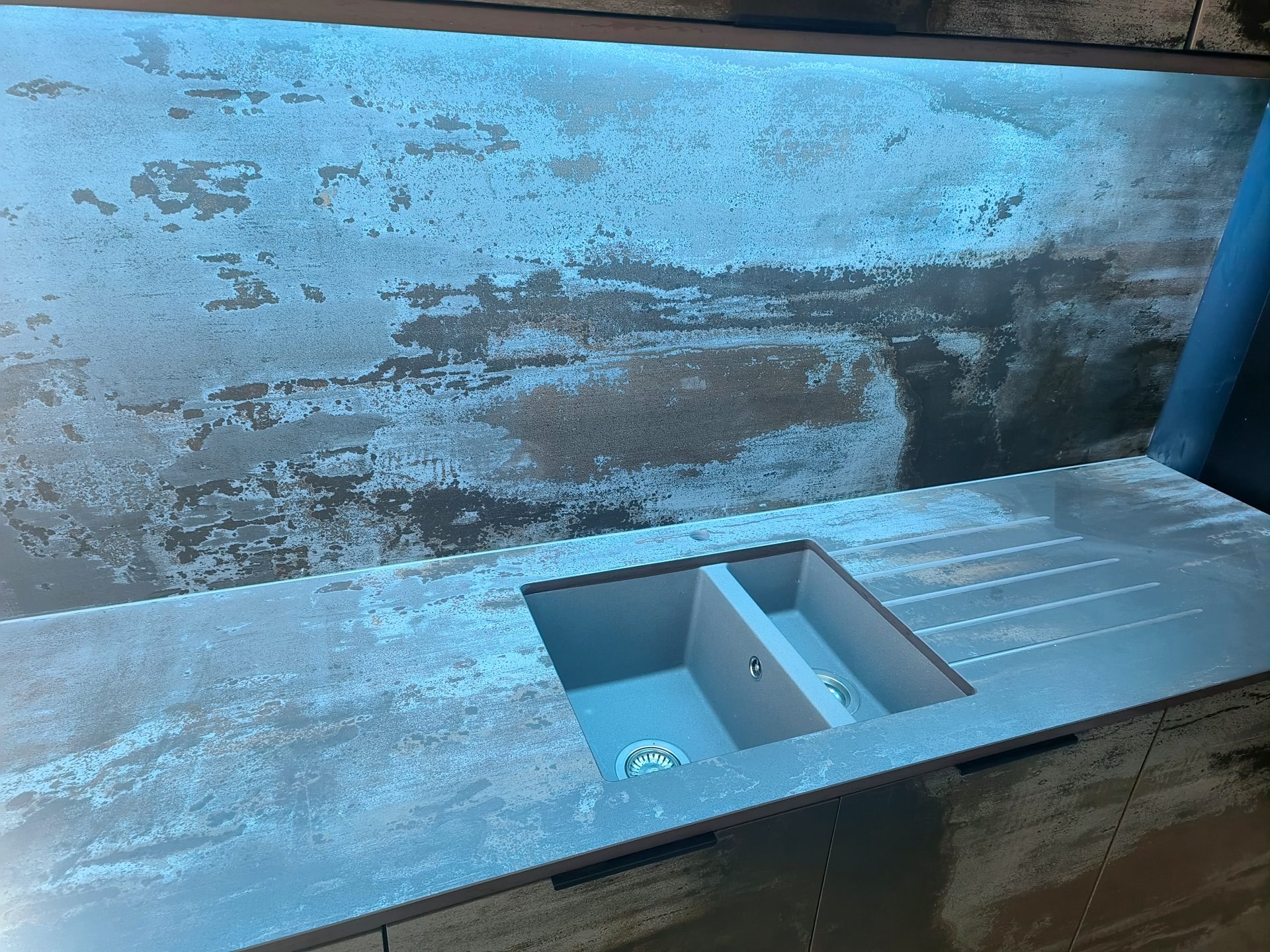 Ex Display Trillium Cladded Dekton Bar/Utility/Run of Units with ...