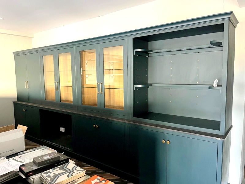 Ex Display Bespoke Painted Office Unit - The Used Kitchen Company