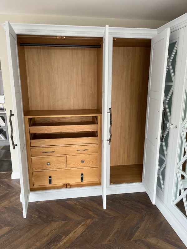 Ex Display Bespoke Painted Wardrobes - The Used Kitchen Company