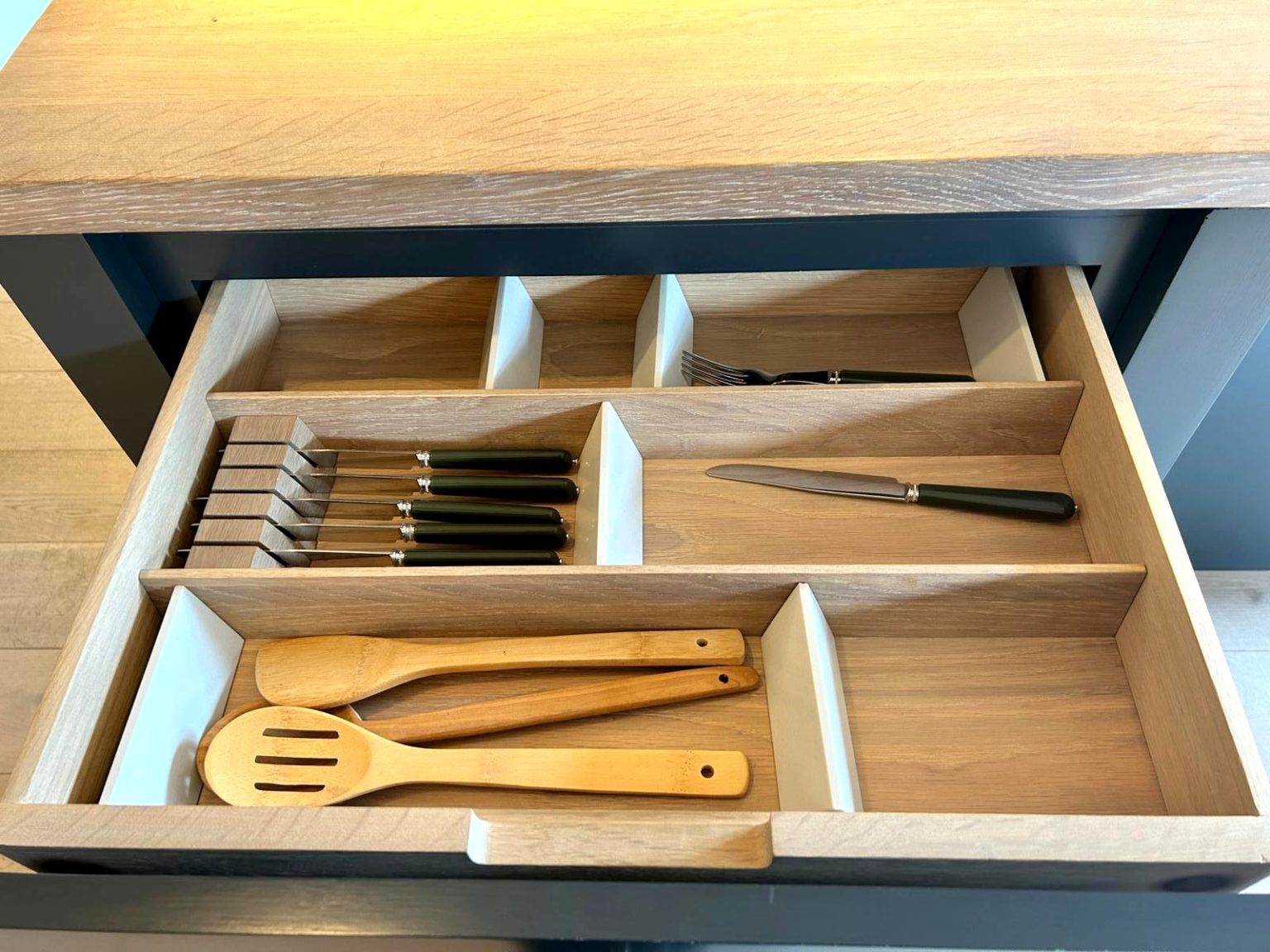 Ex Display Neptune Limehouse Kitchen with Island and Worktops - The ...