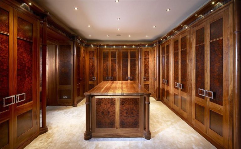 Bespoke Dressing Room with Central Dressing Table Island - Used - The ...