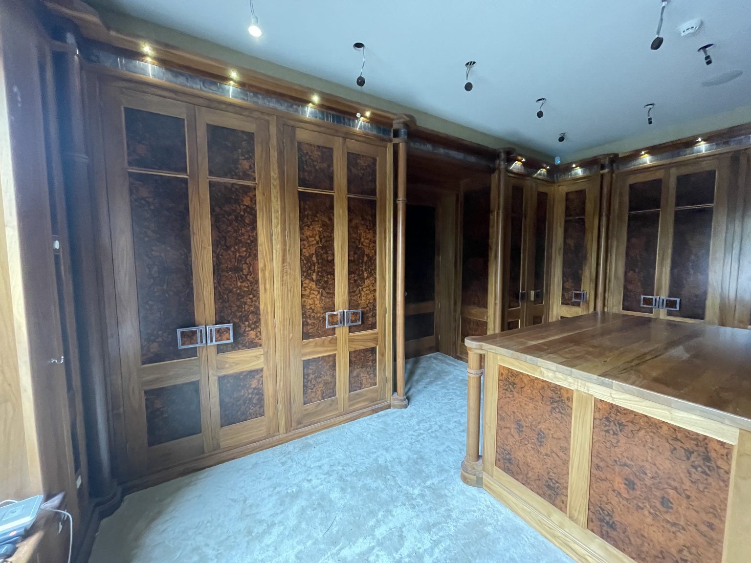 Bespoke Dressing Room with Central Dressing Table Island - Used - The ...
