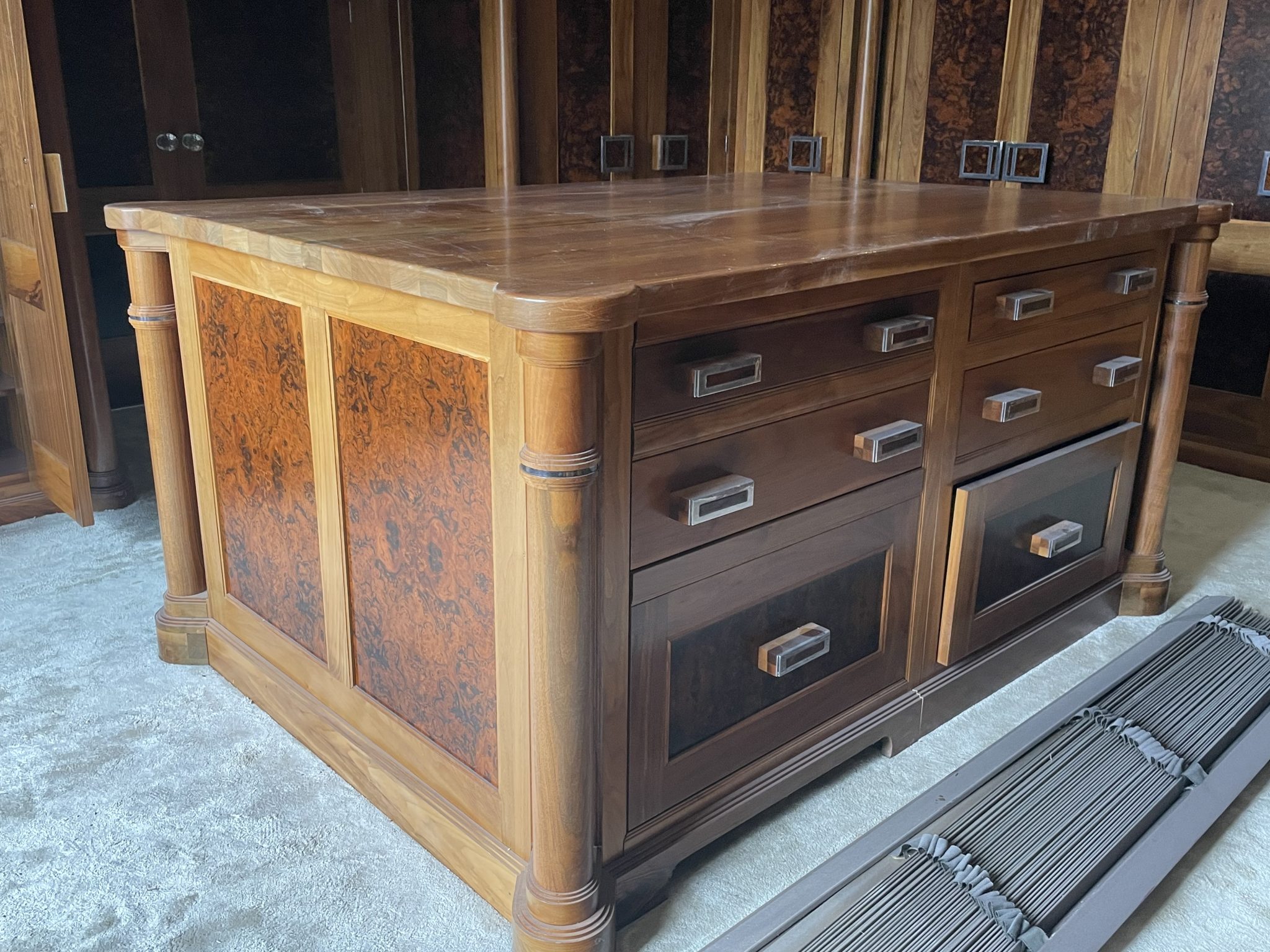 Bespoke Dressing Room with Central Dressing Table Island - Used - The ...